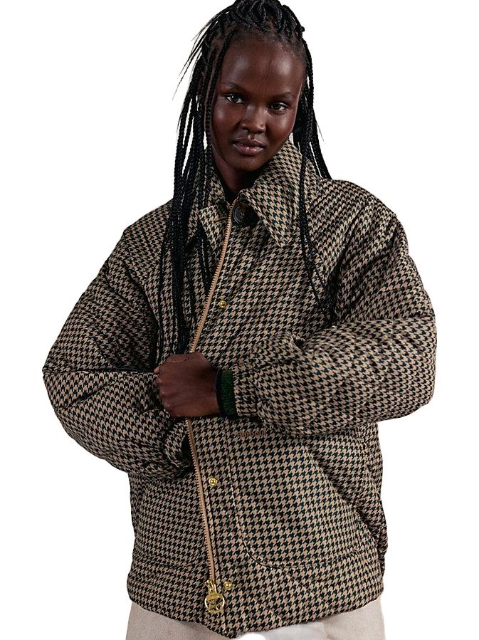 BARBOUR Laoise Check Quilted Jacket